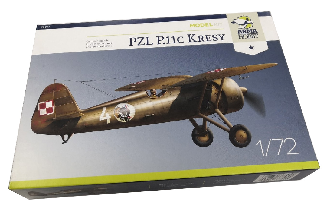 1/72 Самолет PZL P.11C Kresy (ArmaHobby, 70017) - МурманХобби